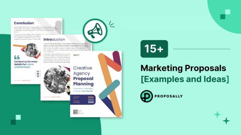 15+ Marketing Proposal Examples and Ideas - Proposally.ai
