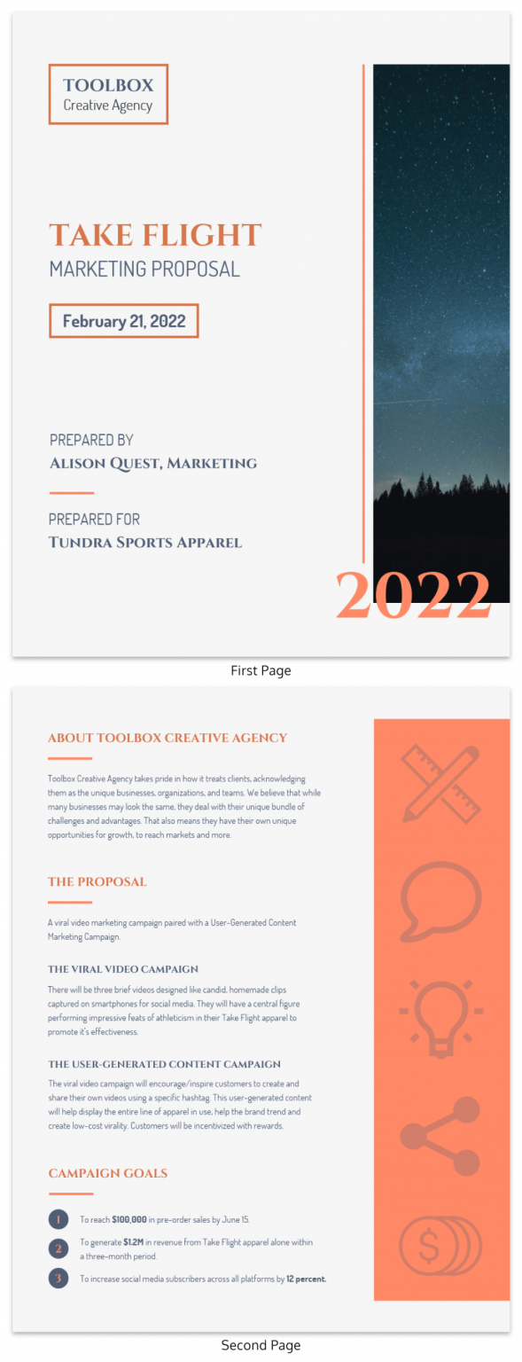 15+ Marketing Proposal Examples and Ideas - Proposally.ai