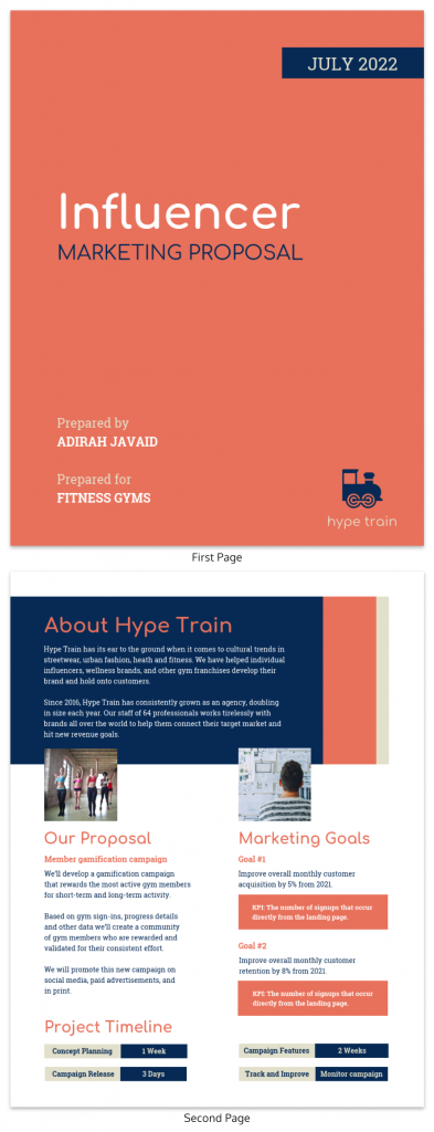 15+ Marketing Proposal Examples and Ideas - Proposally.ai