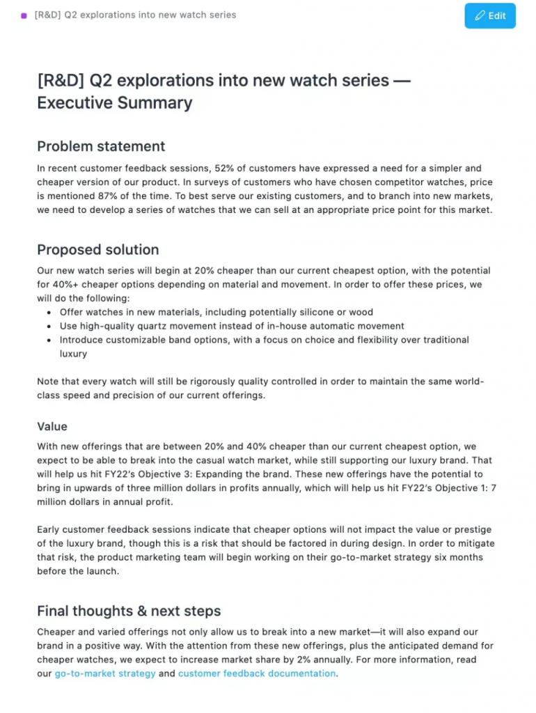 How To Write An Executive Summary For A Proposal - Proposally.ai