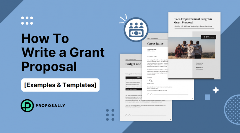 How To Write A Grant Proposal | Examples + Templates - Proposally.ai