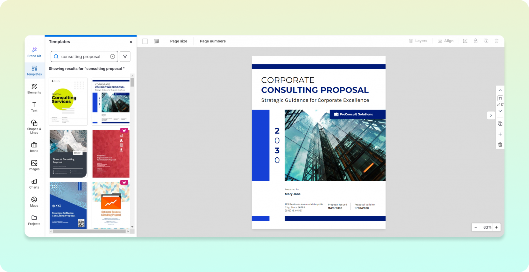 Business Proposal Format: An Ideal Proposal Structure - Proposally.ai