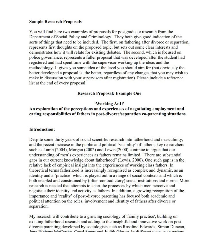 How to Write a Successful Research Proposal? | Examples + Templates ...