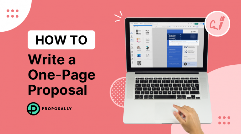 How to Write a One-Page Proposal: Simple & Effective Guide - Proposally.ai