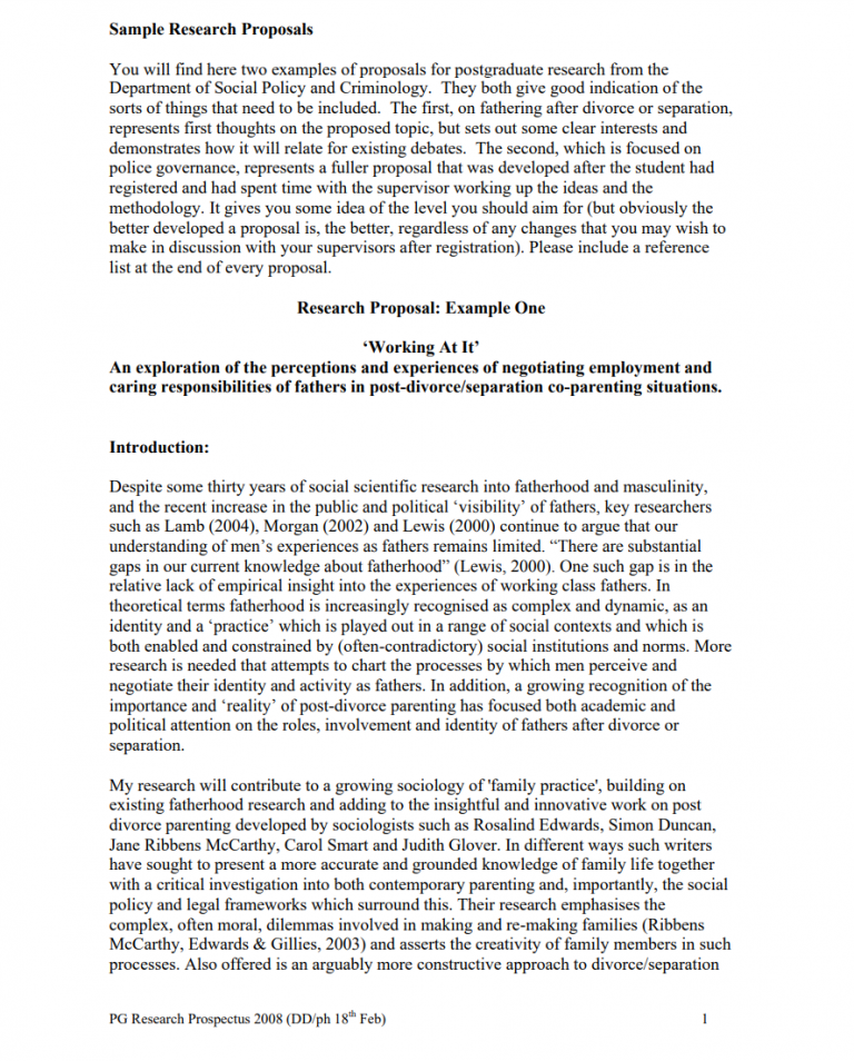 Research Proposal Examples: Templates & Best Practices - Proposally.ai