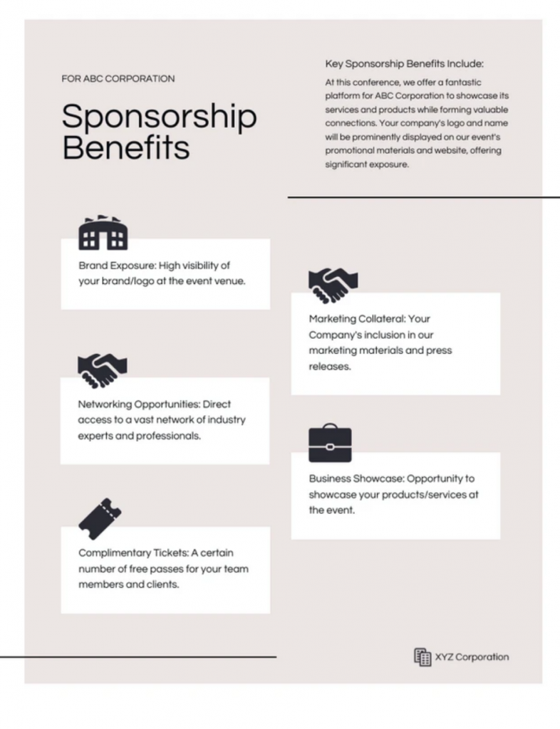 Sponsorship Proposal Examples: Templates & Winning Tips - Proposally.ai